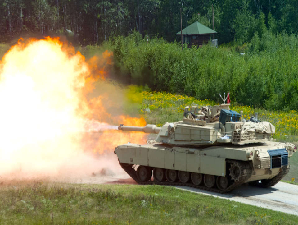 M1Abrams Tank Ultra HighSpeed Camera Fire Main Gun SlowMotion Sequence