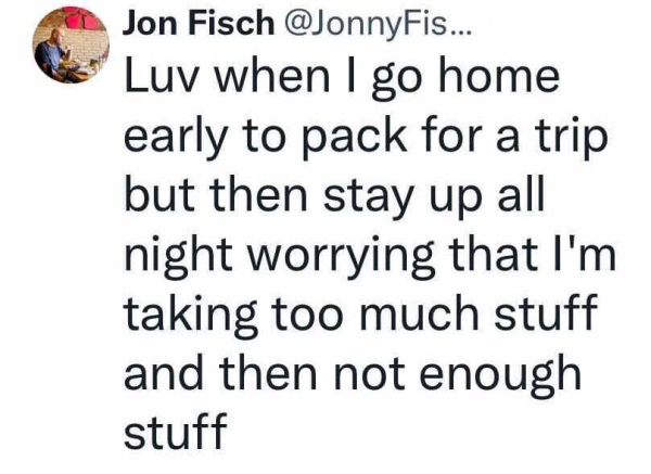 Vacation Tweets, to help you smile and laugh through the pain