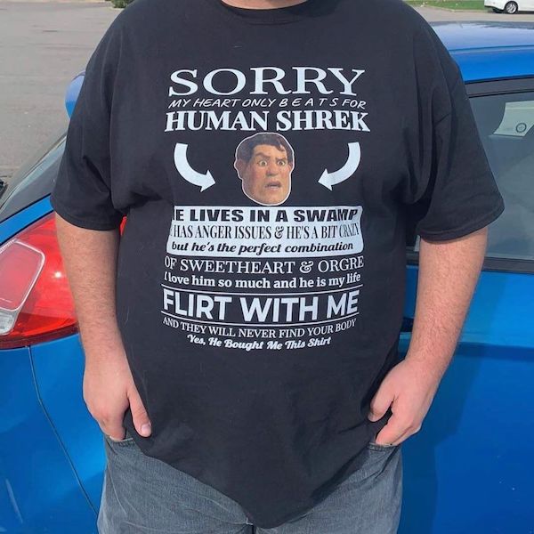 The most absurd tee shirts spotted in the wild