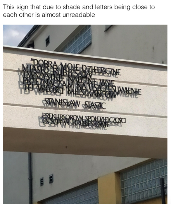 These signs MUST have been designed this badly on purpose (27 Photos)