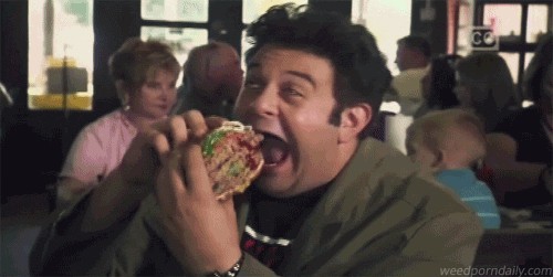Fat Person Eating Gif