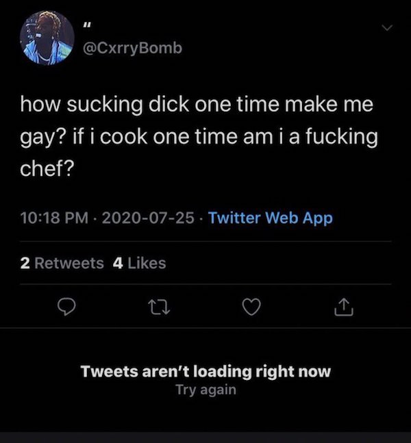 Unhinged people + twitter = very concerning content