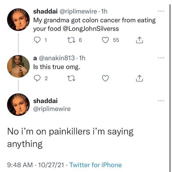 Unhinged people + twitter = very concerning content