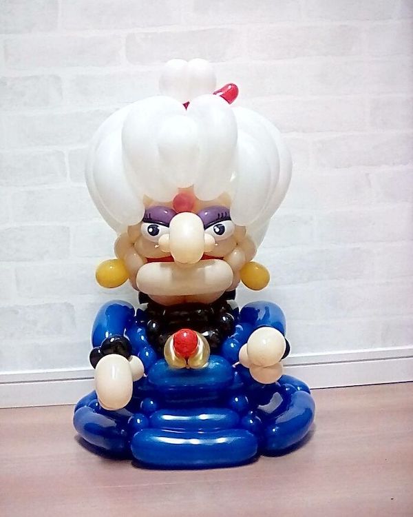 Famous Characters And Actors Made With Balloon Art