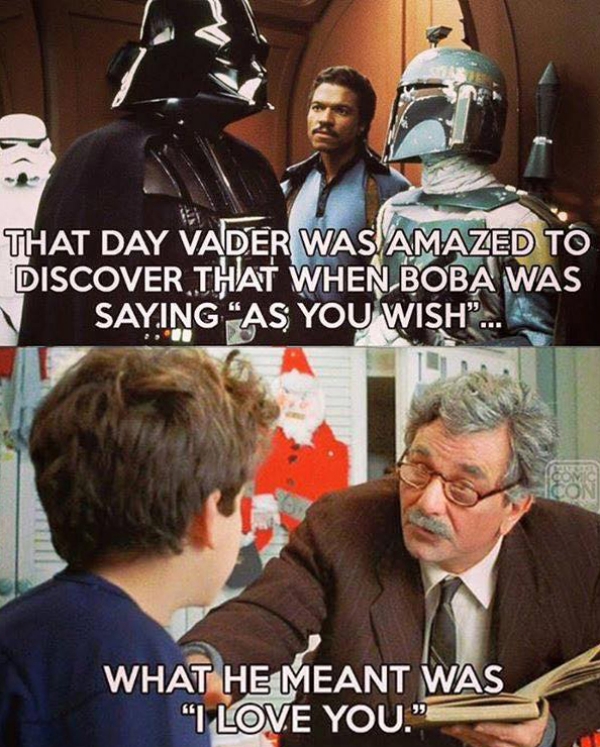 Memes Best Star Wars vs. Spaceballs Quotes Darth Vader 'n Dark Helmet