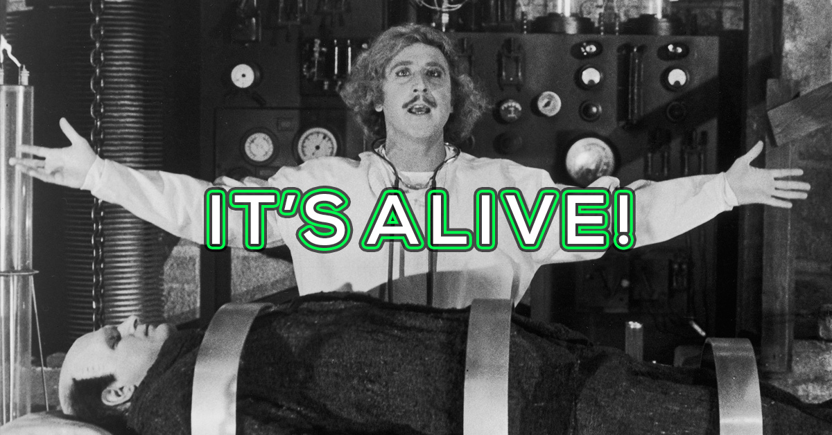 Frankenstein Its Alive Gif
