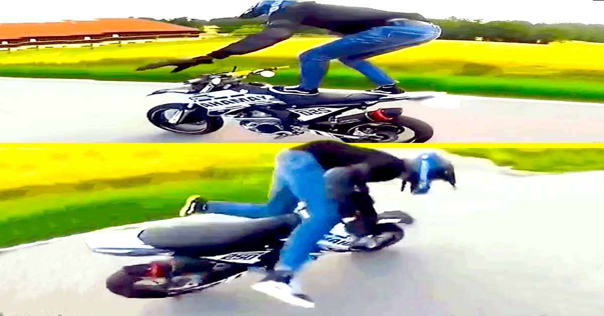 FAIL GIFs Dumb Motorcycle Riders with Worst Stupid Bad Crash IDEAs