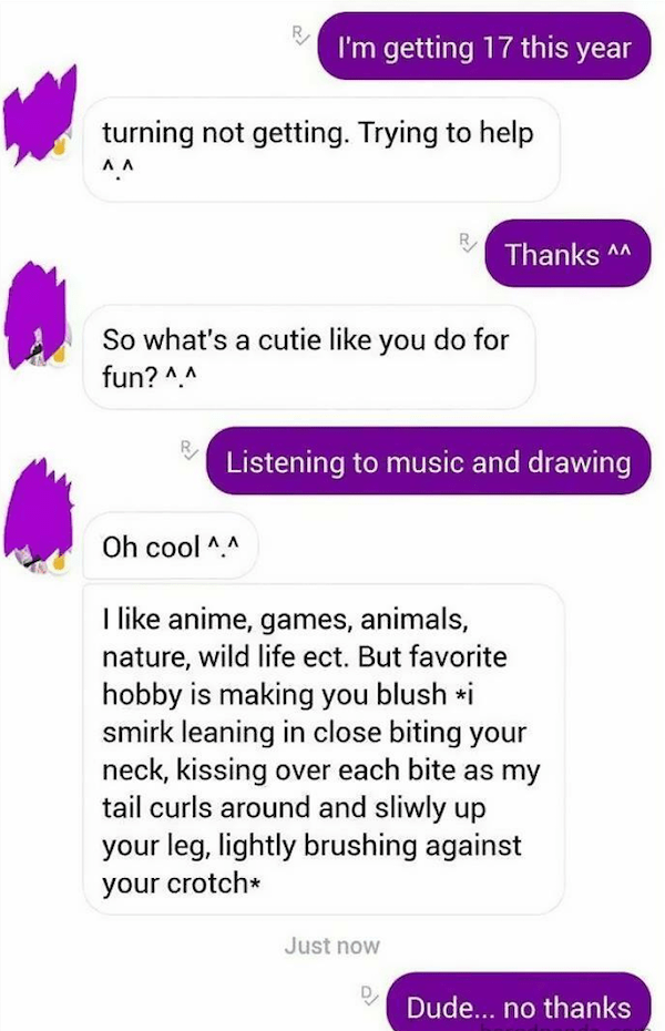 Text messages so cringe-inducing they make me physically shudder