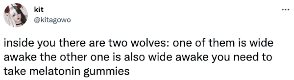 Inside you, there are two wolves...