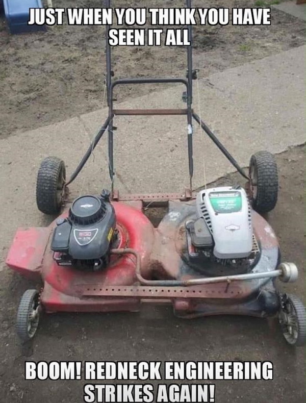 A funny batch of DIY done repairs and redneck creativity