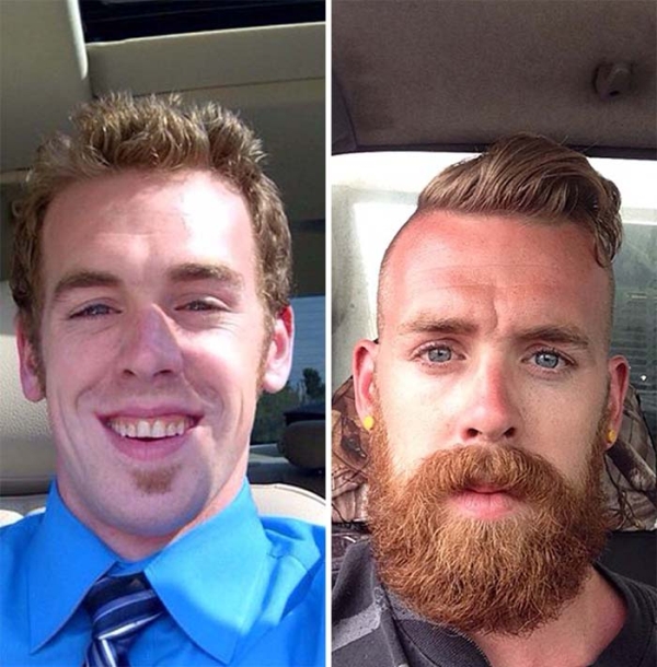 INSANE before and after beard transformations (32 Photos)