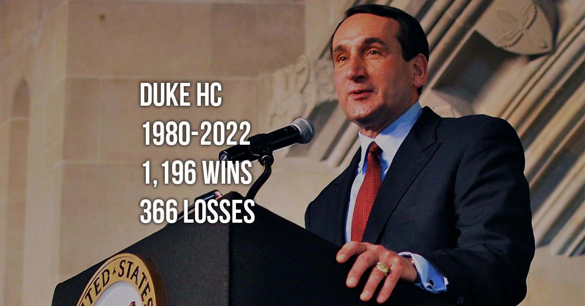 NCAA Basketball will never be the same without Coach K