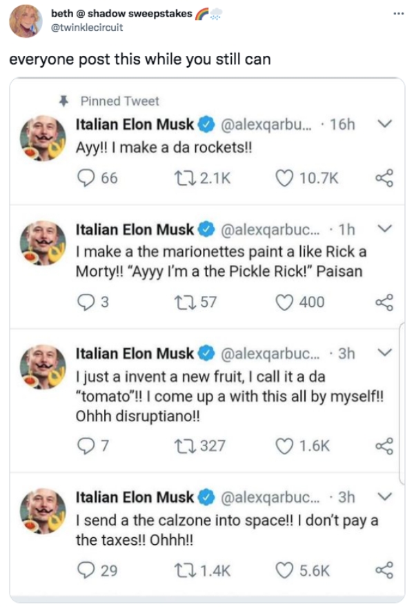 Elon Musk bought Twitter & the memes and tweets are flooding in