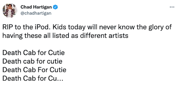 The iPod is OFFICIALLY dead after 20 years. R.I.P.