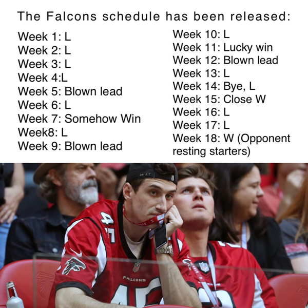 The best part of the NFL schedule release is the leather bound memes.