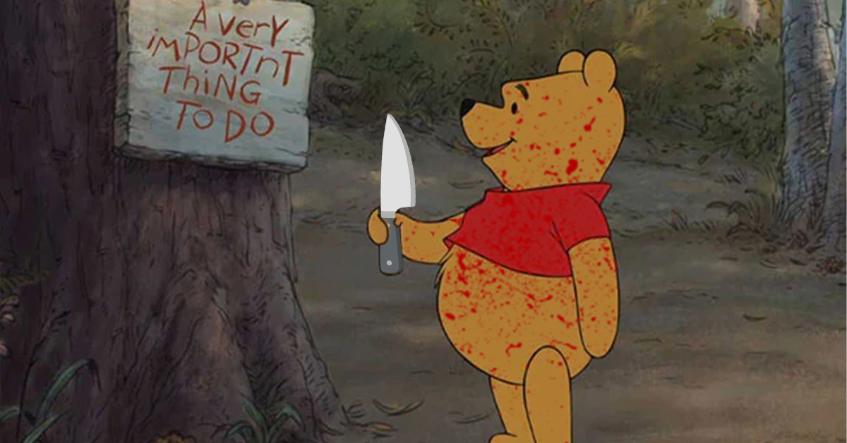 Oh bother, they're making a Winnie the Pooh horror movie