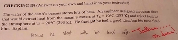 These clever test answers put the 'smart' in 'smartass'