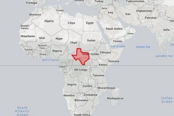 These maps show the true scale of the world's countries