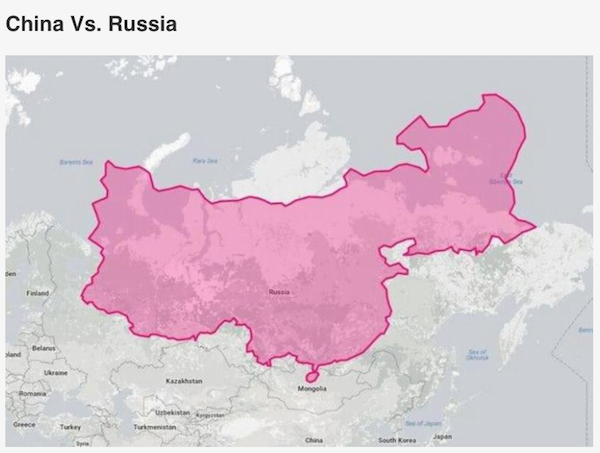 These maps show the true scale of the world's countries