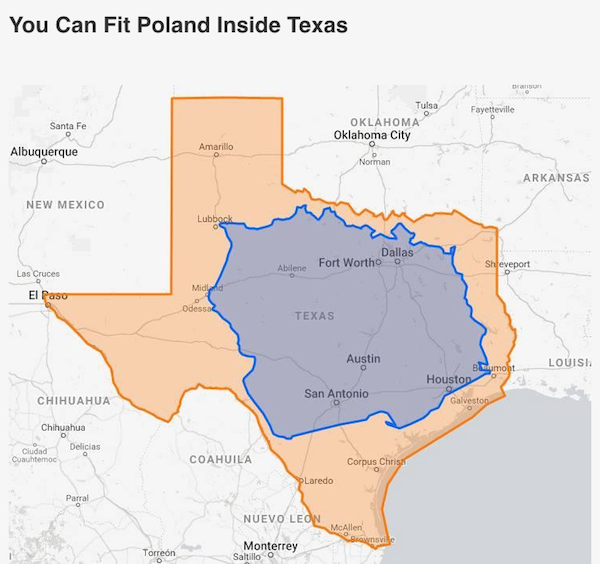 These maps show the true scale of the world's countries