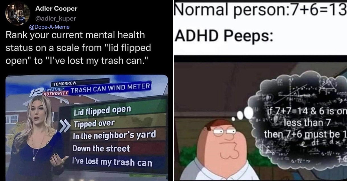 ADHD memes that will...hey look a butterfly!