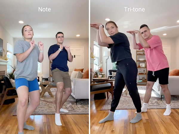 Text tones as dance moves will have you jammin' every time your phone