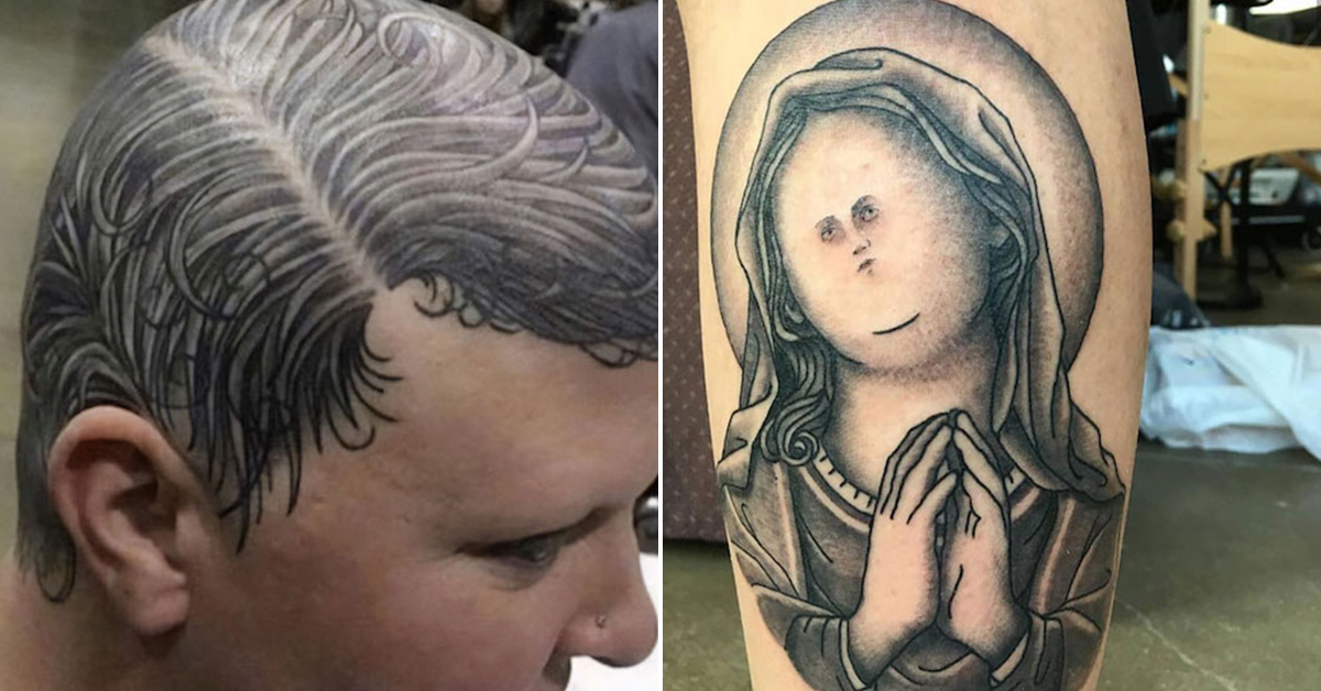 People who took bad body art way tattoo far