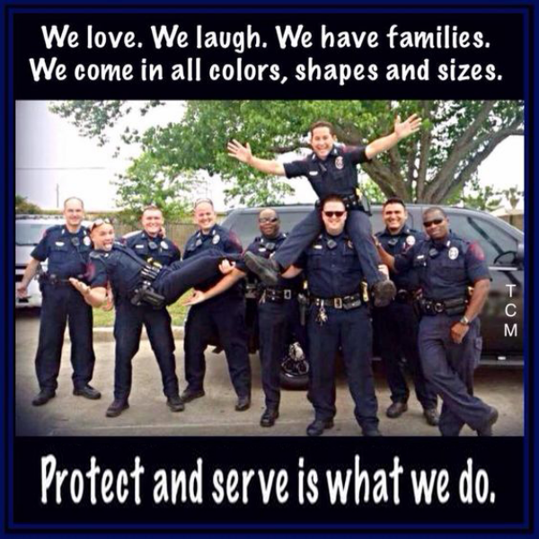 Police Tribute to Heroes of The BLUE LINE Funny Cops Photos