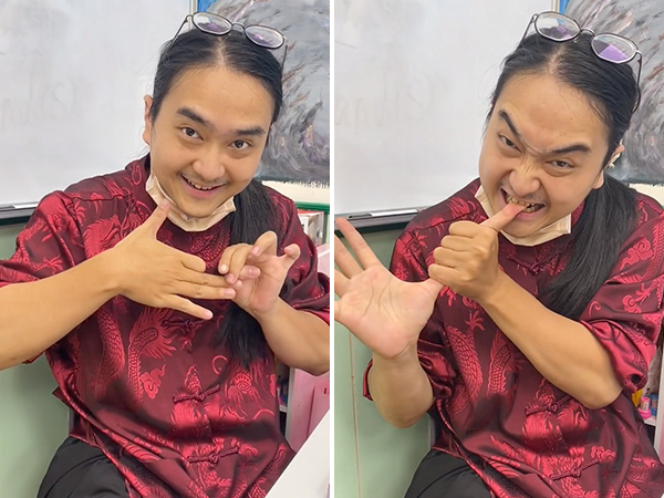 You've never seen the magic finger trick done like this before