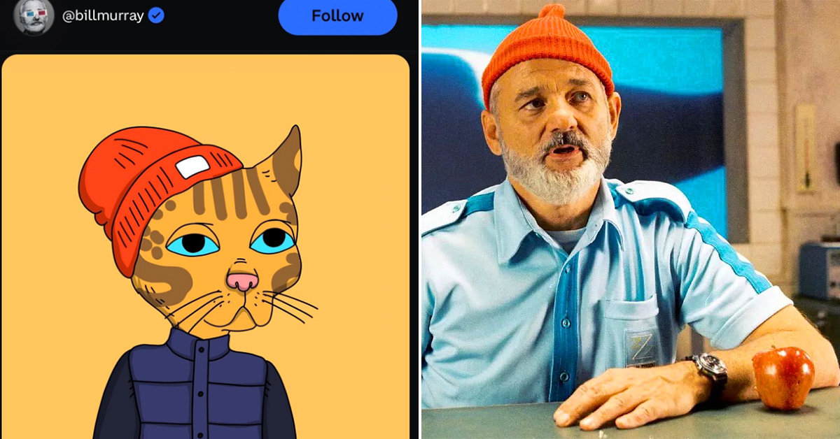 Bill Murray is buying NFTs that resemble his characters, and the inter