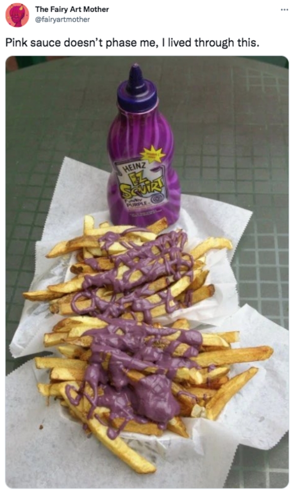 Viral "pink sauce" is grossing out the internet (15 Photos)