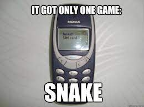 Snake, the first mobile game ever, turned 25 yesterday