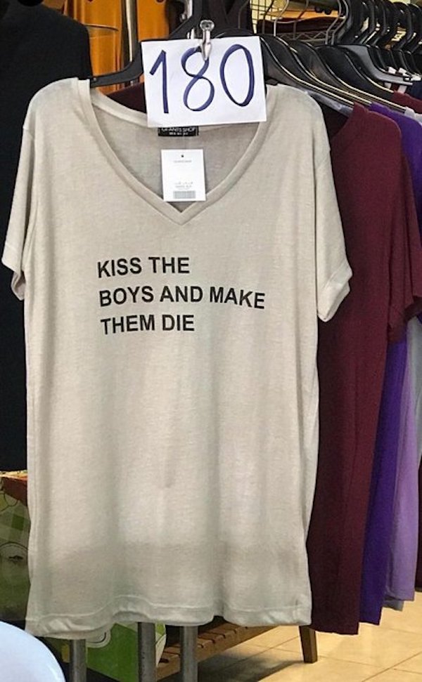 The weirdest t-shirts ever found at thrift shops