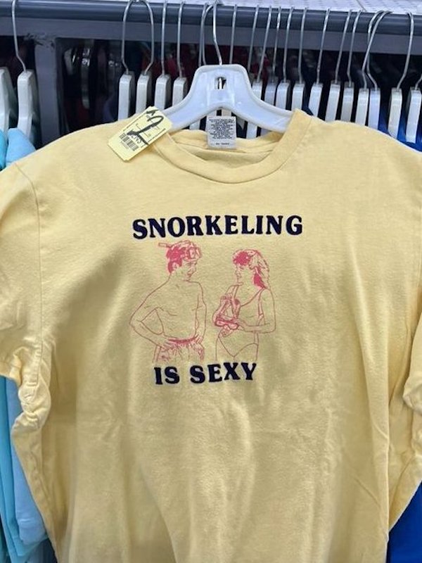 The weirdest t-shirts ever found at thrift shops