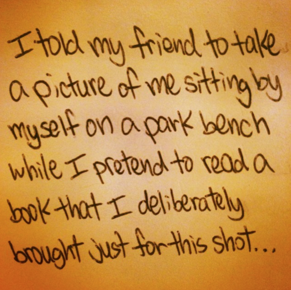 Captioned images are every Instagram picture ever