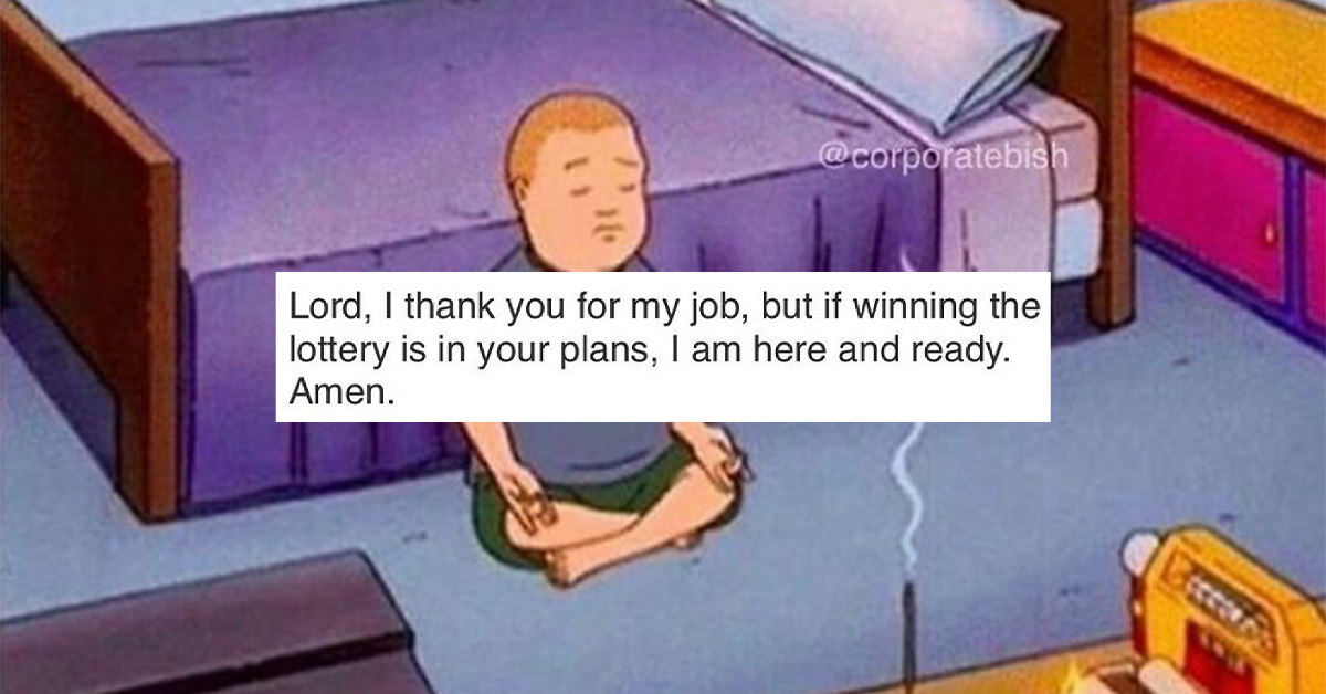 Jokes for the 9-5 crowd, because anything is better than working