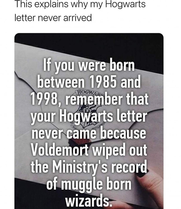 "Potterheads" will get a kick out of these wizard-ing memes