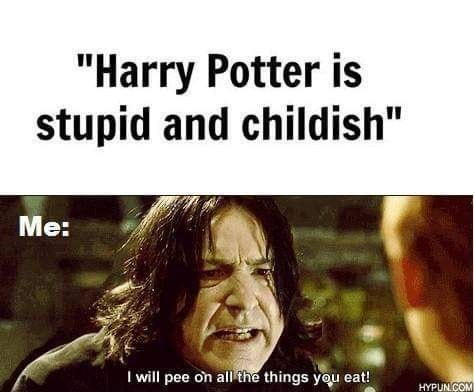 "Potterheads" will get a kick out of these wizard-ing memes