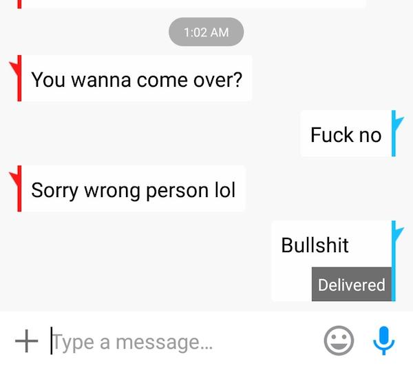 Screenshots of texts from Exes is the definition of cringe