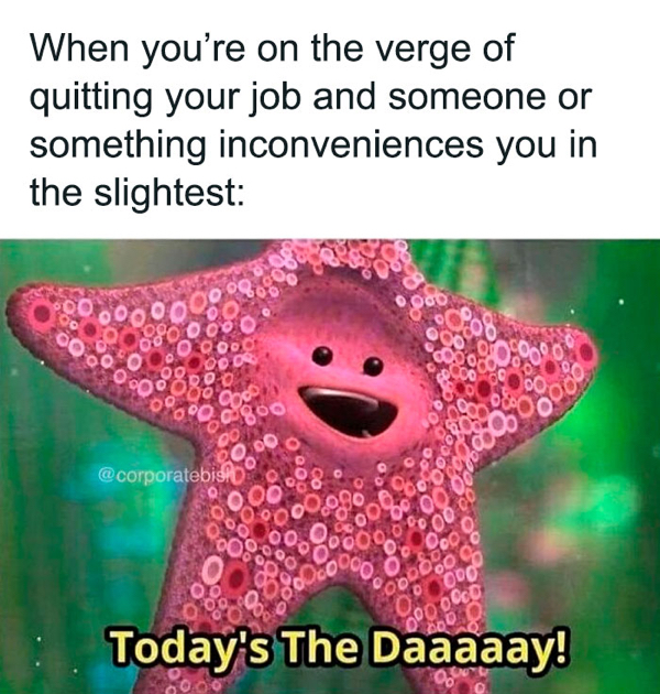 Jokes for the 9-5 crowd, because anything is better than working