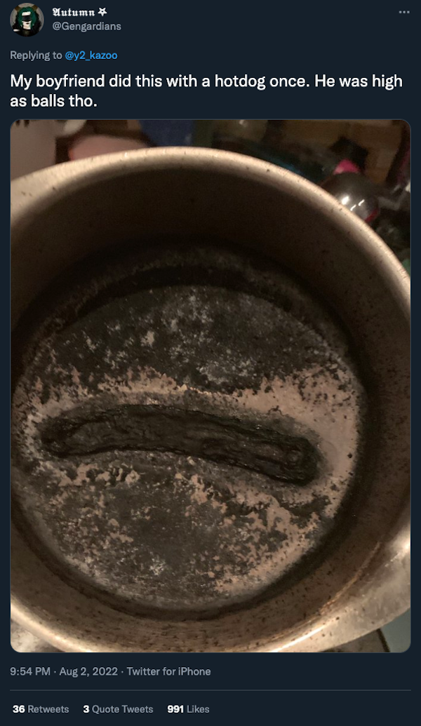 Cooking attempts that are much closer to crime scenes than not