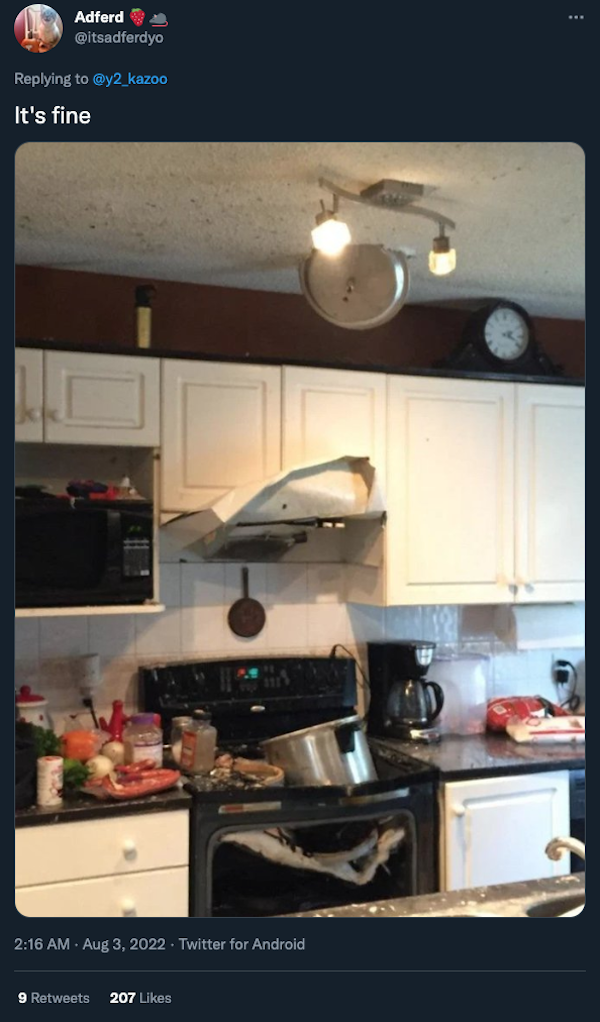 Cooking attempts that are much closer to crime scenes than not