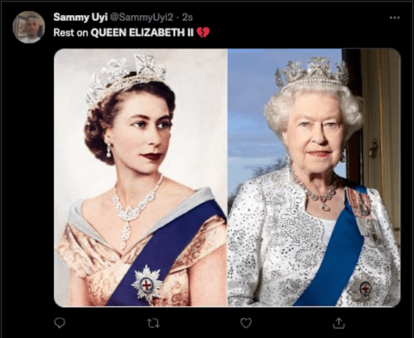 RIP Queen Elizabeth II