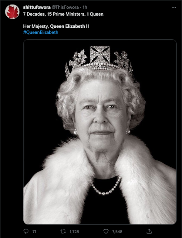 RIP Queen Elizabeth II
