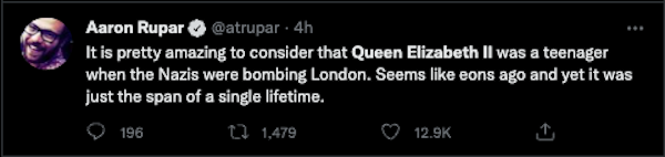 RIP Queen Elizabeth II