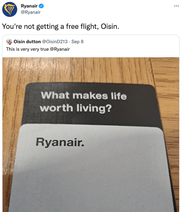 The best social media ROASTS from this savage airline