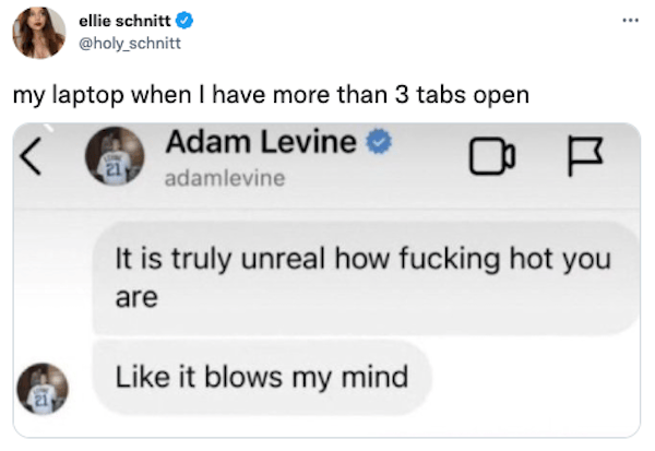 Adam Levines Leaked Sexts Are Getting Absolutely Roasted 22 Photos