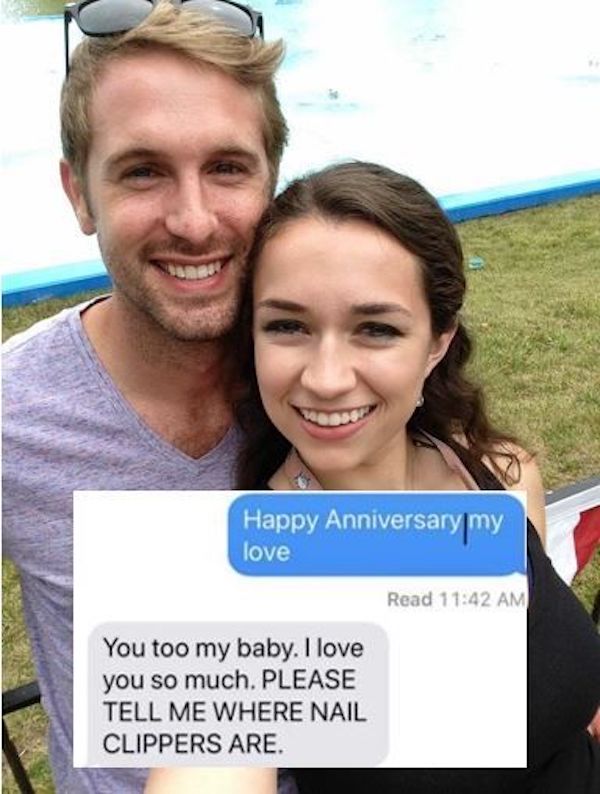 Texts between spouses show us what married life is really like