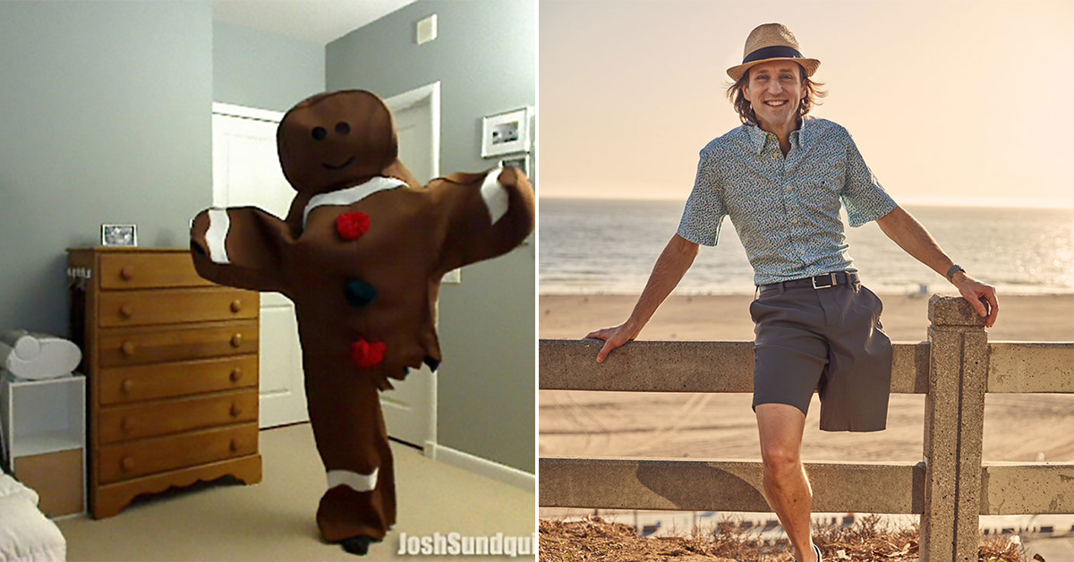 One-legged man wins Halloween...EVERY YEAR!