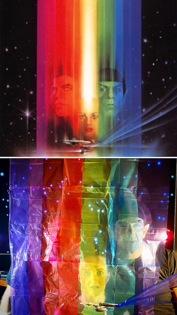 Couple battles boredom by recreating iconic movie posters and scenes